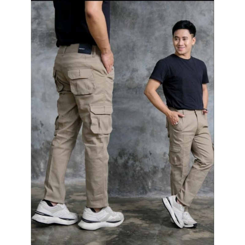 Jual CELANA CARGO PANJANG PRIA UKURAN 27-38 PREMIUM QUALITY SLIMFIT COWO SKINNY POLOS COWOK ...
