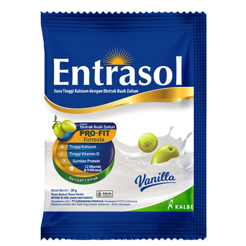 Jual Entrasol Sachet 10 x 20 gr Vanila | Shopee Indonesia