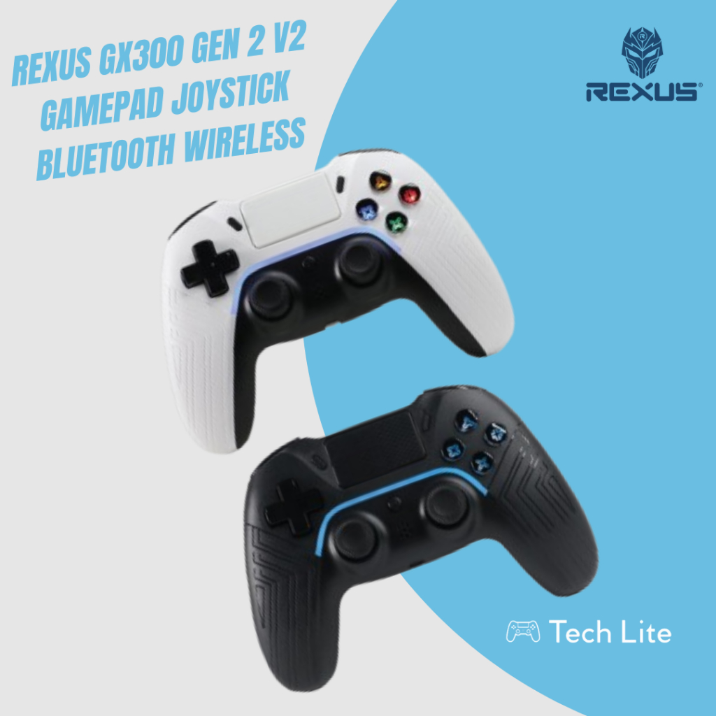Jual Rexus GX300 / GX-300 Gen 2 V2 Gamepad Joystick Bluetooth Wireless ...