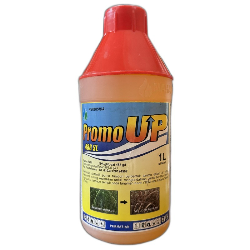 Jual HERBISIDA PROMO UP 488 SL 1 LITER/RACUN GULMA LEBAR&SEMPIT KARET ...