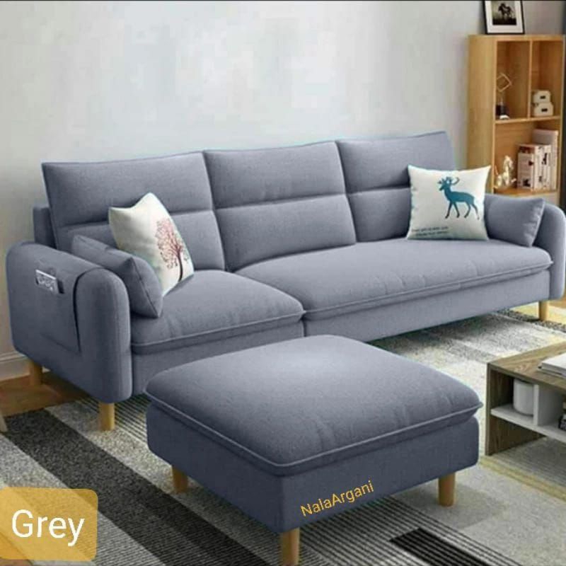 Jual SOFA L PUTUS SOFA DUDUK MINIMALIS SOFA BED ELEGAN SOFA L SUDUT ...