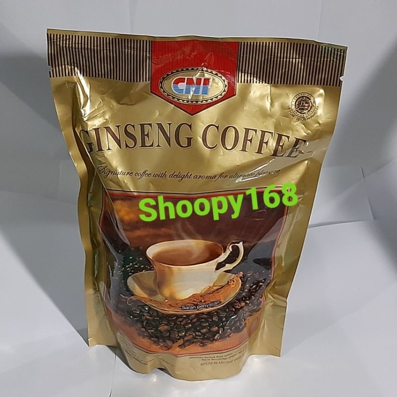 Jual CNI Ginseng Coffee Original kemasan pack isi 20 sachet kopi ...