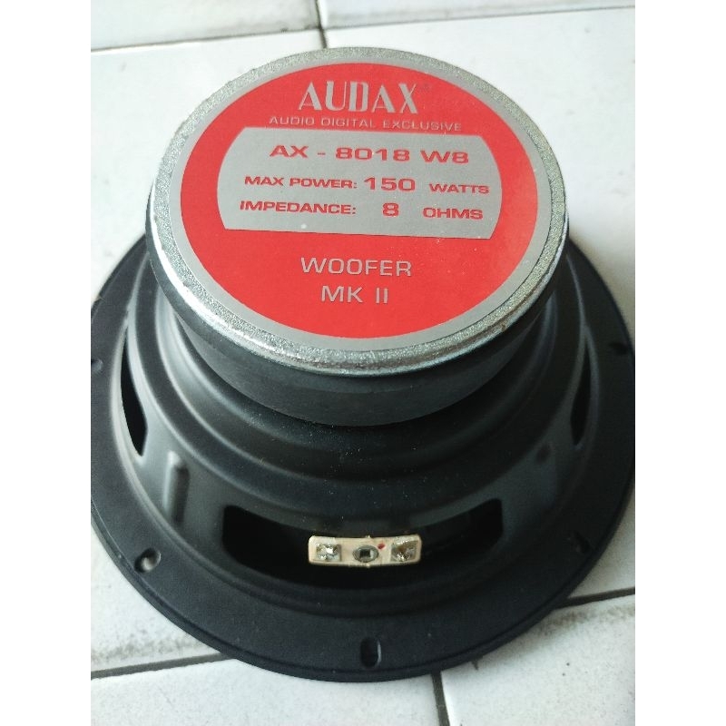 Jual Speaker audax Pasif 8" AX-8020 speaker 8 inch audax WDC8 4 Layer Coil Woofer | Shopee Indonesia