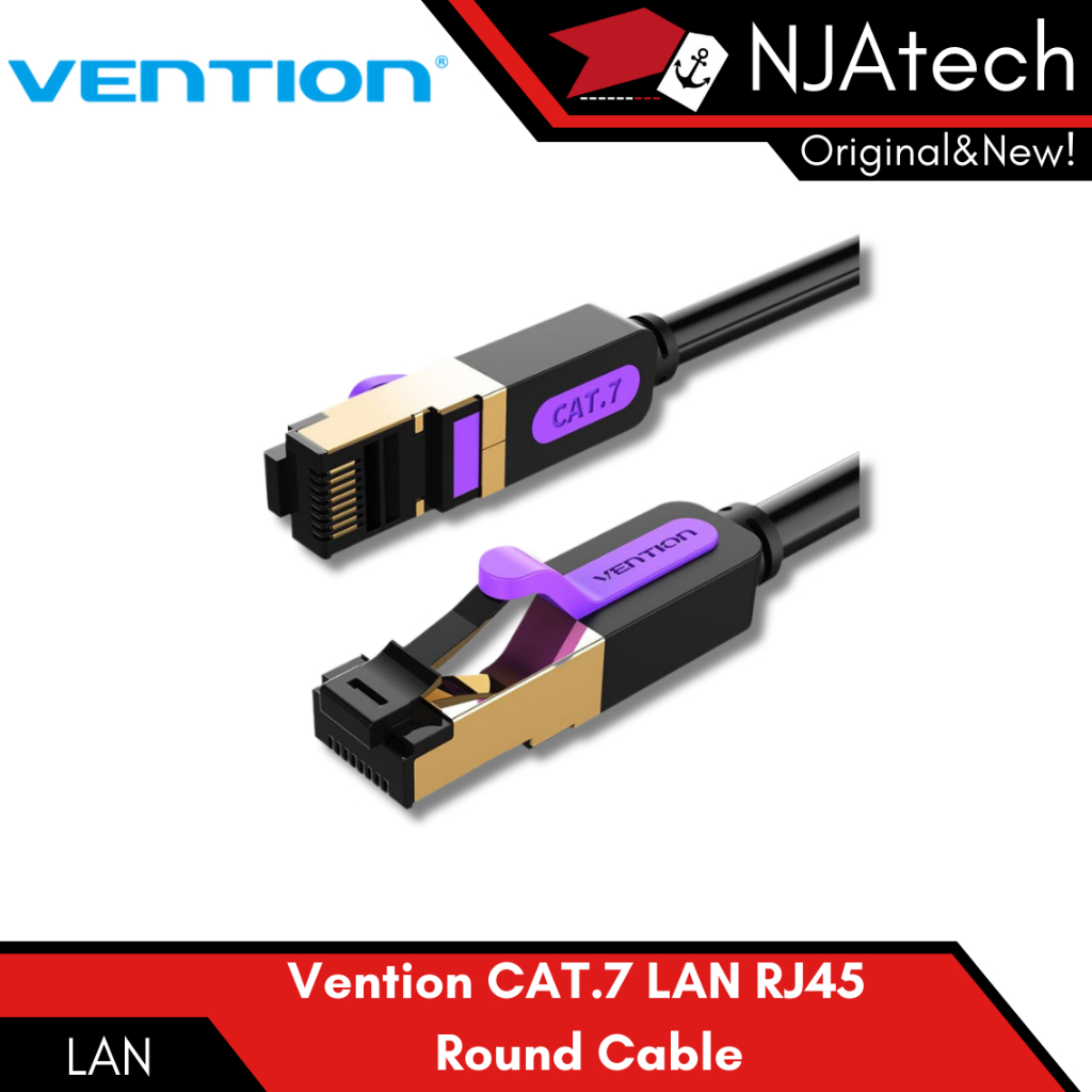 Jual Kabel LAN Cat 7 Vention Gigabit RJ45 Ethernet Cat.7 Cable | Shopee ...