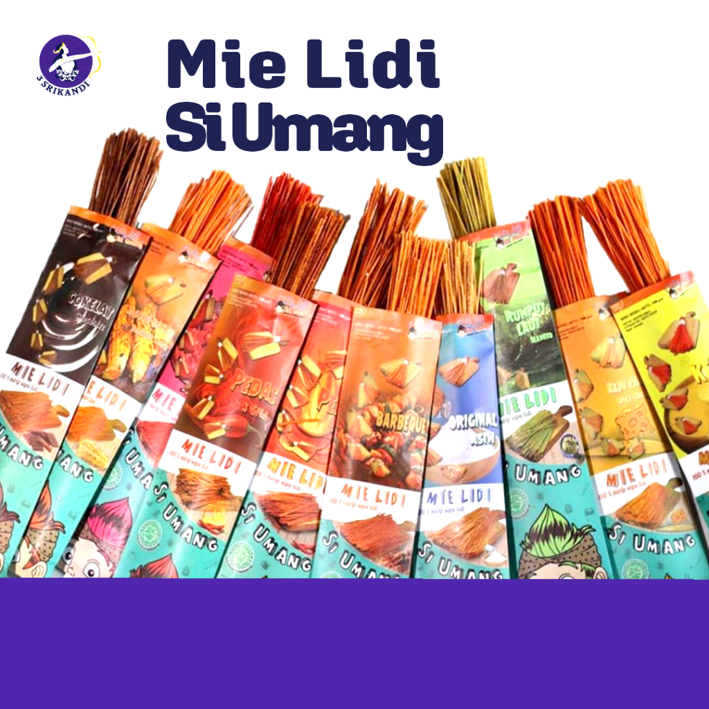 Jual Mie Lidi Si Umang Cemilan Sapu Lidi 130gr Panjang 30cm | Shopee ...