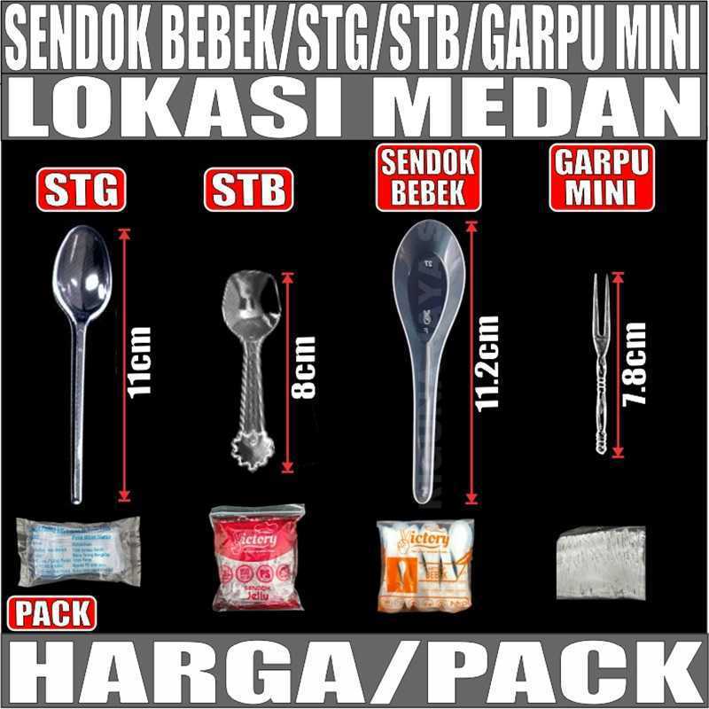 Jual Sendok Teh Puding STG / Sendok Jelly Eskrim STB / Garpu mini ...