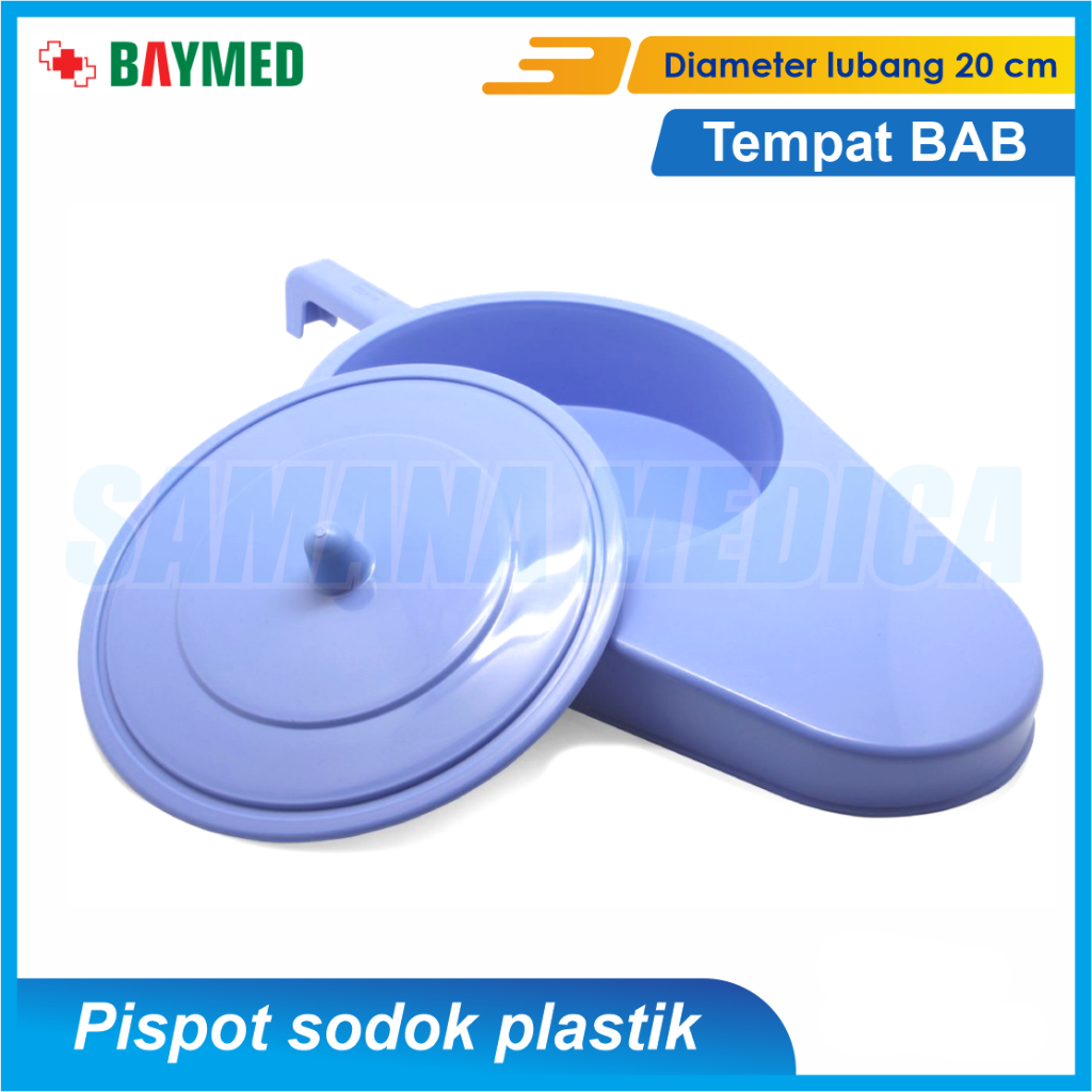 Jual Pispot Sodok BAYMED Pispot Plastik Pispot BAB Stikpan Plastik Biru ...