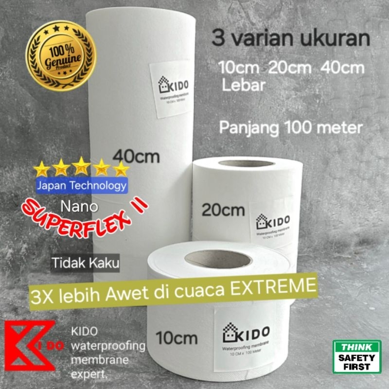 Jual Serat kain fiber waterproof/kain serat aquaproof anti bocor KIDO ...