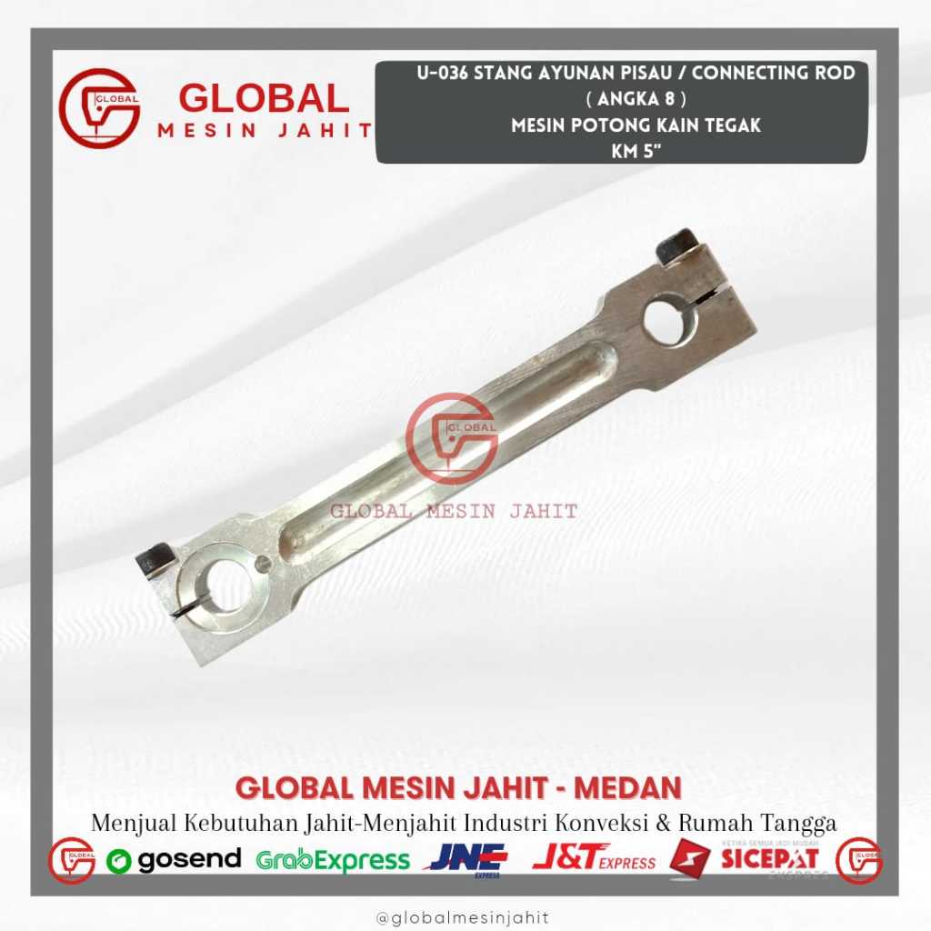 Jual U-036 CONNECTING ROD / ANGKA 8 MESIN POTONG KAIN TEGAK KM 5 ...