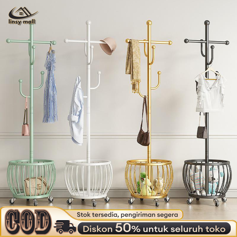 Jual Gantungan Berdiri Gantungan Tiang Berdiri Stand Hanger Topi Hanger ...