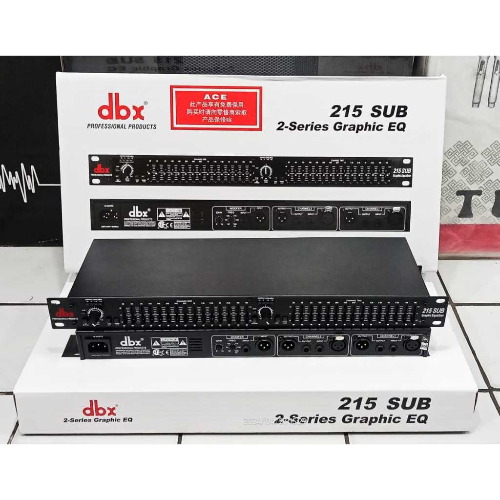 Jual EQUALIZER DBX 215 SUB / 215SUB / 215-SUB PLUS SUBWOOFER | Shopee Indonesia