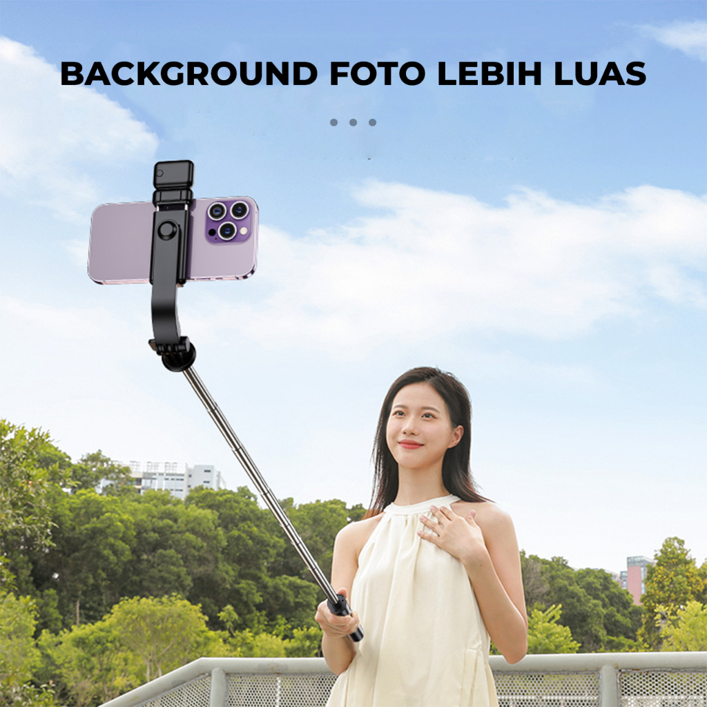 Jual Tongsis Tripod Bluetooth 4 in 1 LED Panjang 1.7 Meter Remote ...