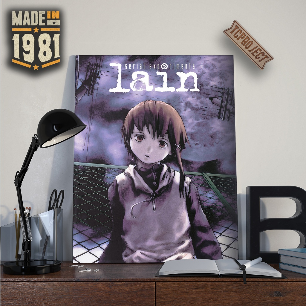 Jual Poster Anime Serial Experiments Lain 98 - Hiasan Dinding Kayu ...