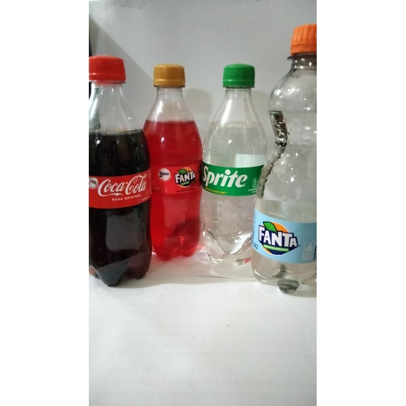 Jual Soda FANTA, SPRITE, COCA-COLA botol 250ml - soda kecil - minuman ...