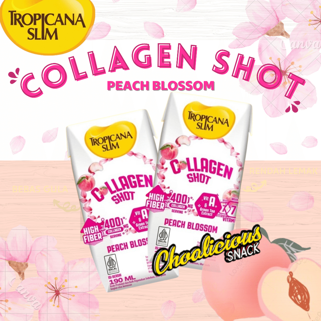 Jual TROPICANA SLIM Collagen Shot Peach Blossom 190 ml - Ready to Drink ...