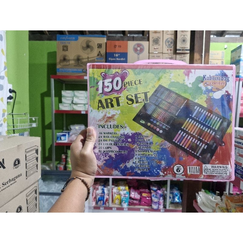 Jual Crayon Art Set 150 Pcs Pensil Warna Full Set | Shopee Indonesia