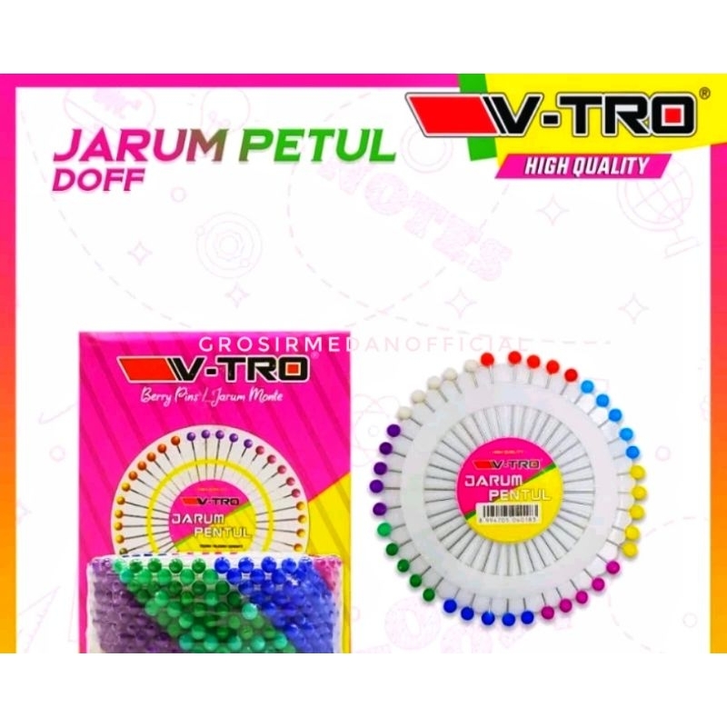 Jual 1 ROL PENTUL ISI 12S - JARUM PENTUL WARNA BULAT 12 LEMPENG ...