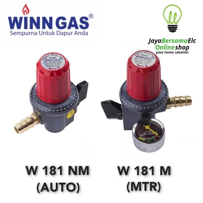 Jual Kepala Gas / Regulator Winn Gas Putar High Pressure W 181 NM / W ...