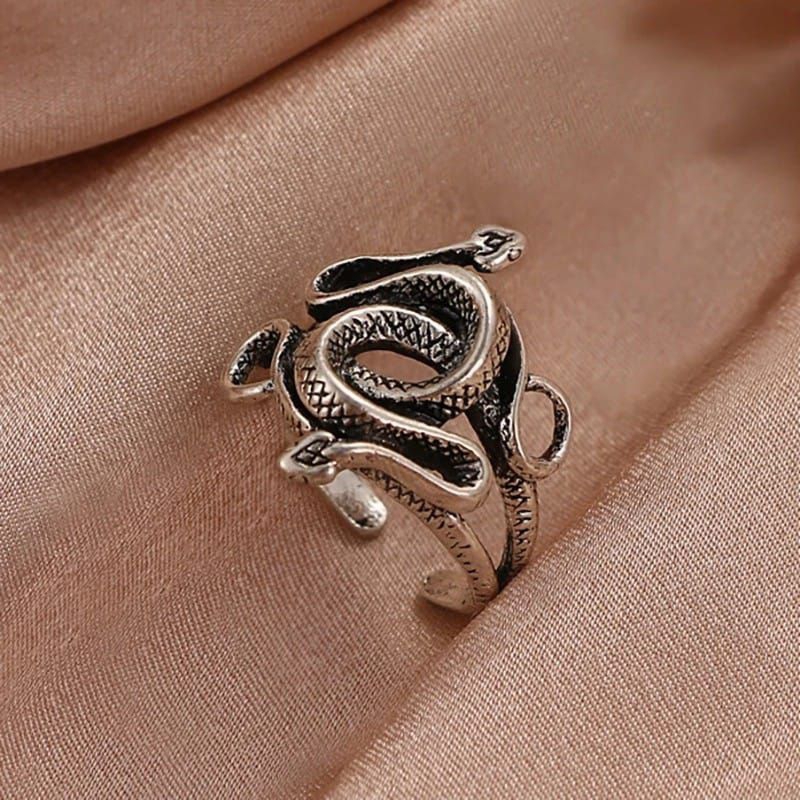Jual Snake Ring / Dua Ular Melilit Jari Adjustable | Shopee Indonesia