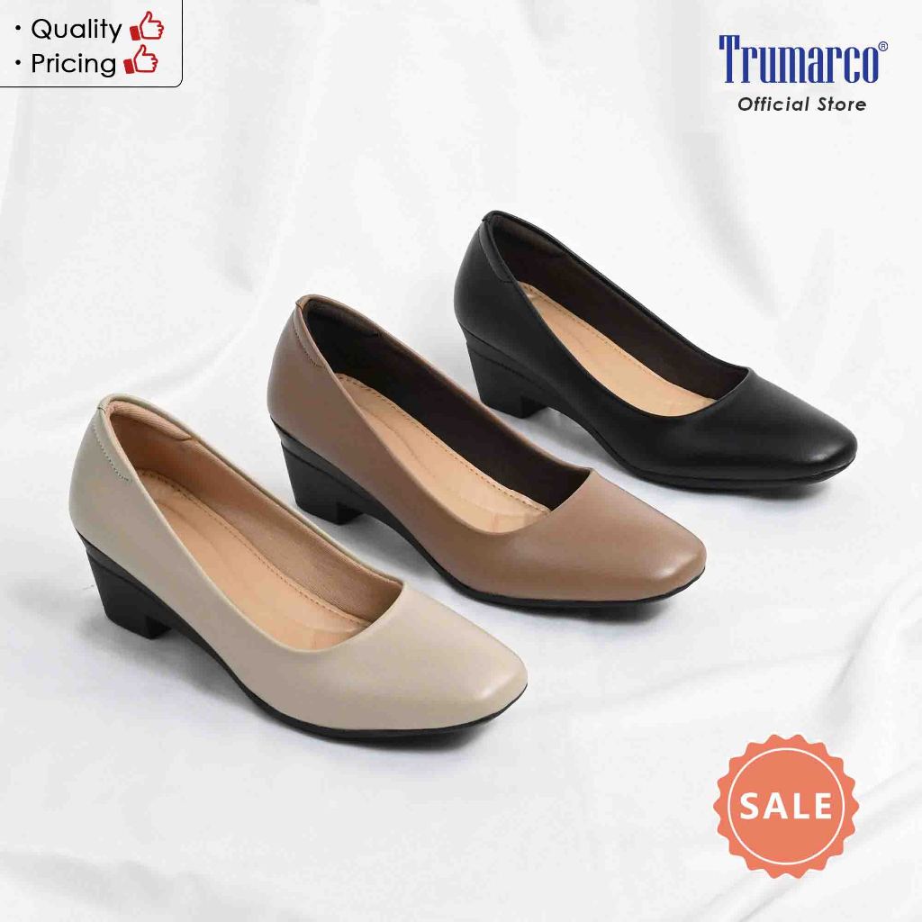 Jual TRUMARCO Sepatu Pantofel / Sepatu Kerja Wanita TCS 500 Hitam ...