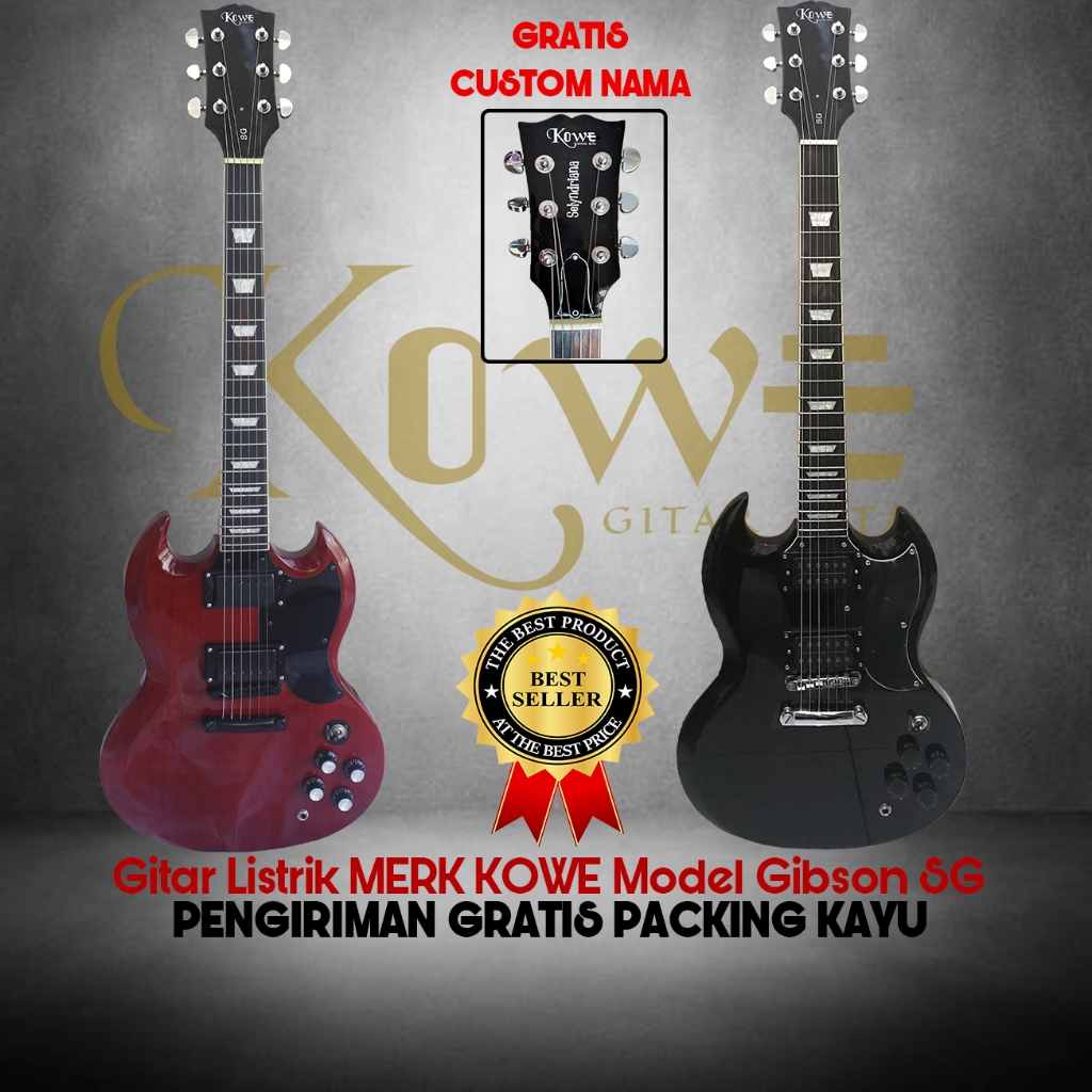 Jual Gitar Elektrik KOWE Original Seri SG 200 | Shopee Indonesia