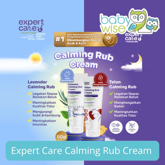 Jual Expert Care Calming Rub Cream | Aroma Telon dan Lavender ...
