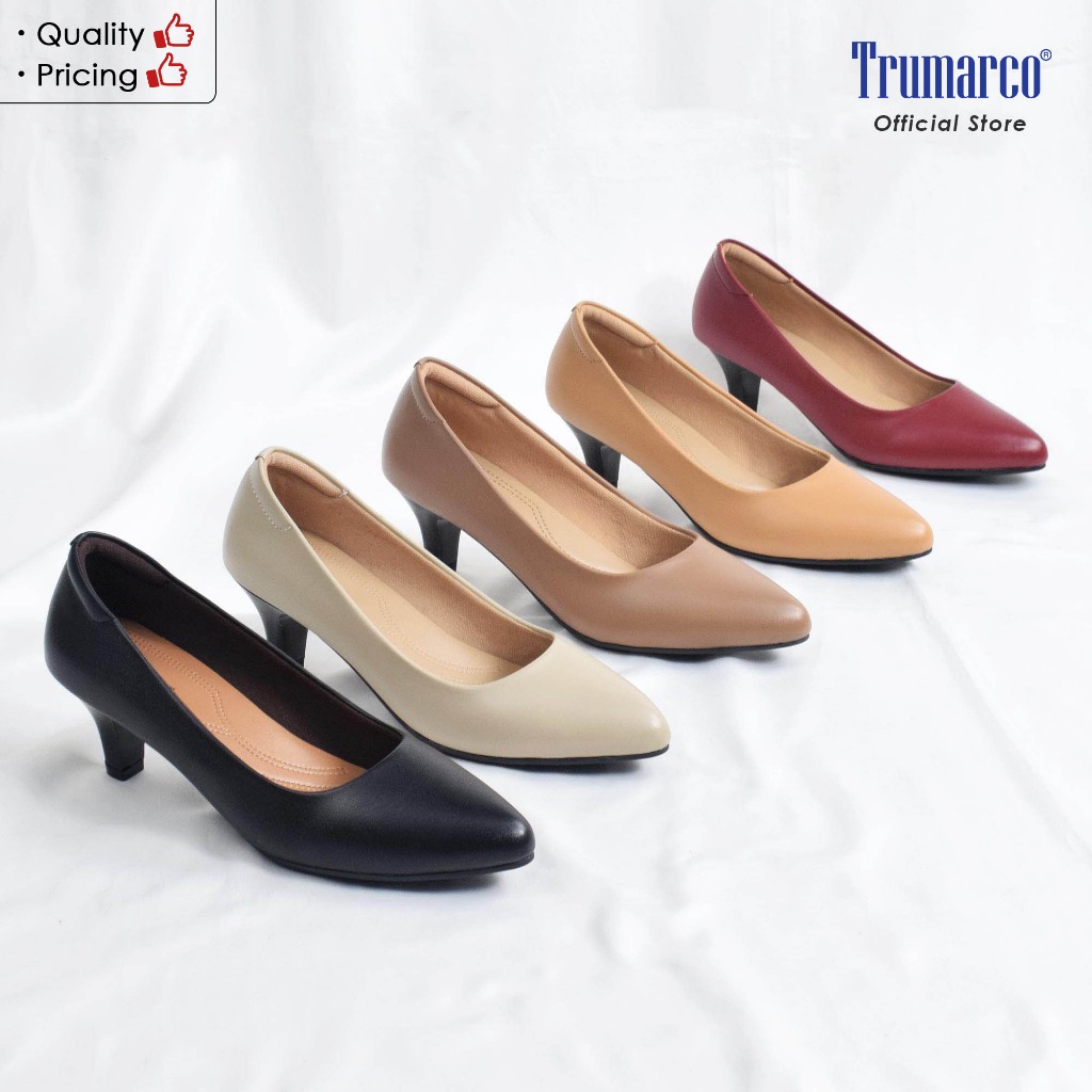Jual TRUMARCO Sepatu Pantofel Wanita / Sepatu Kerja Wanita [HAK 5 CM ...