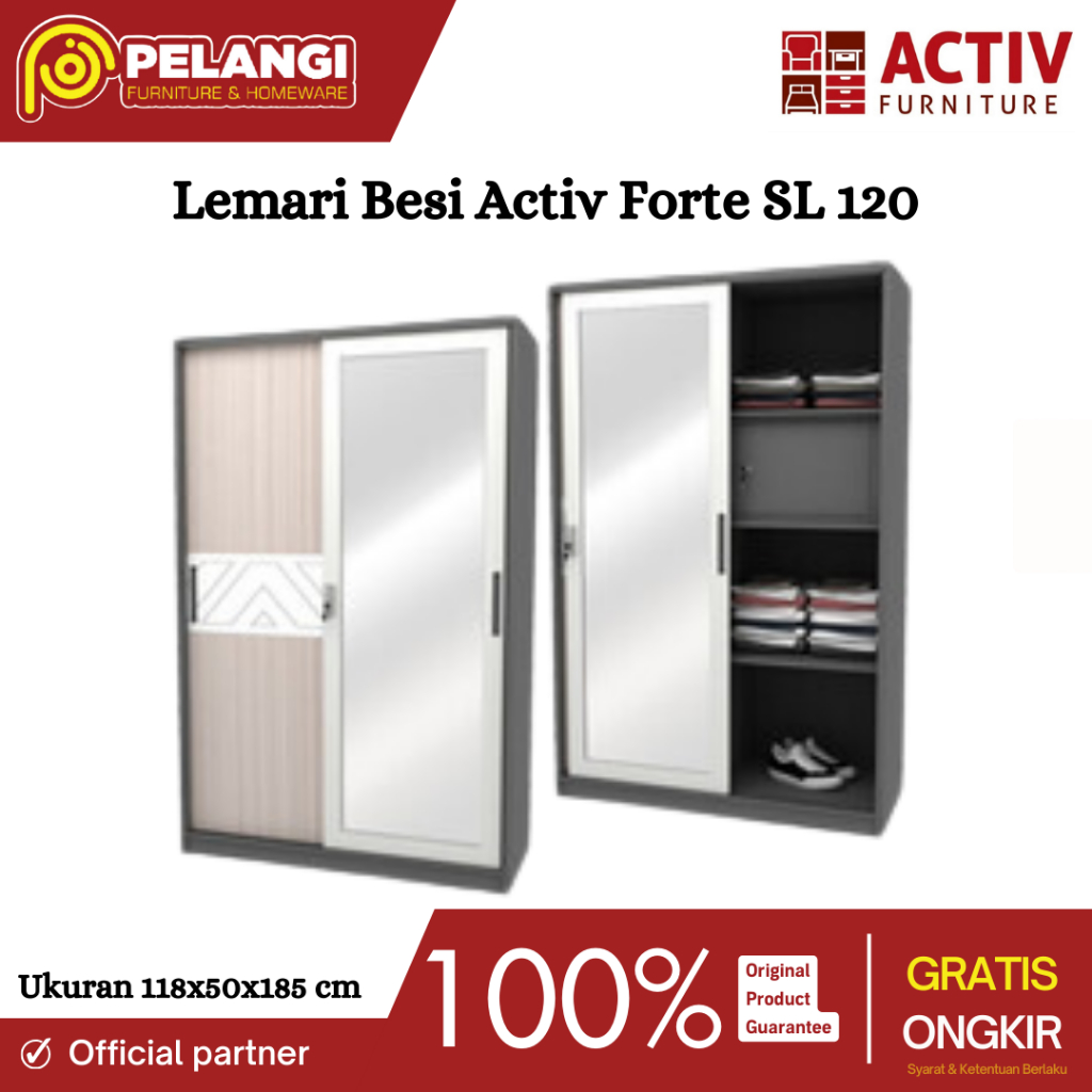 Jual Lemari Besi Activ Forte SL 120 | Lemari Besi | Lemari Pakaian 2 ...