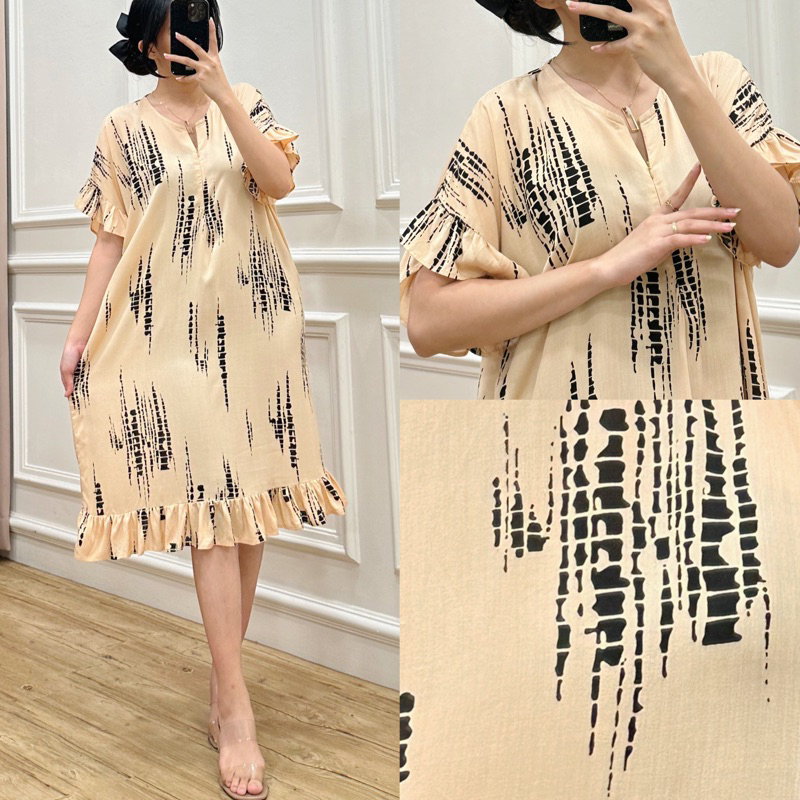 Jual Amariel Celia Dress Daster Nyaman Bumil Busui Friendly | Shopee ...