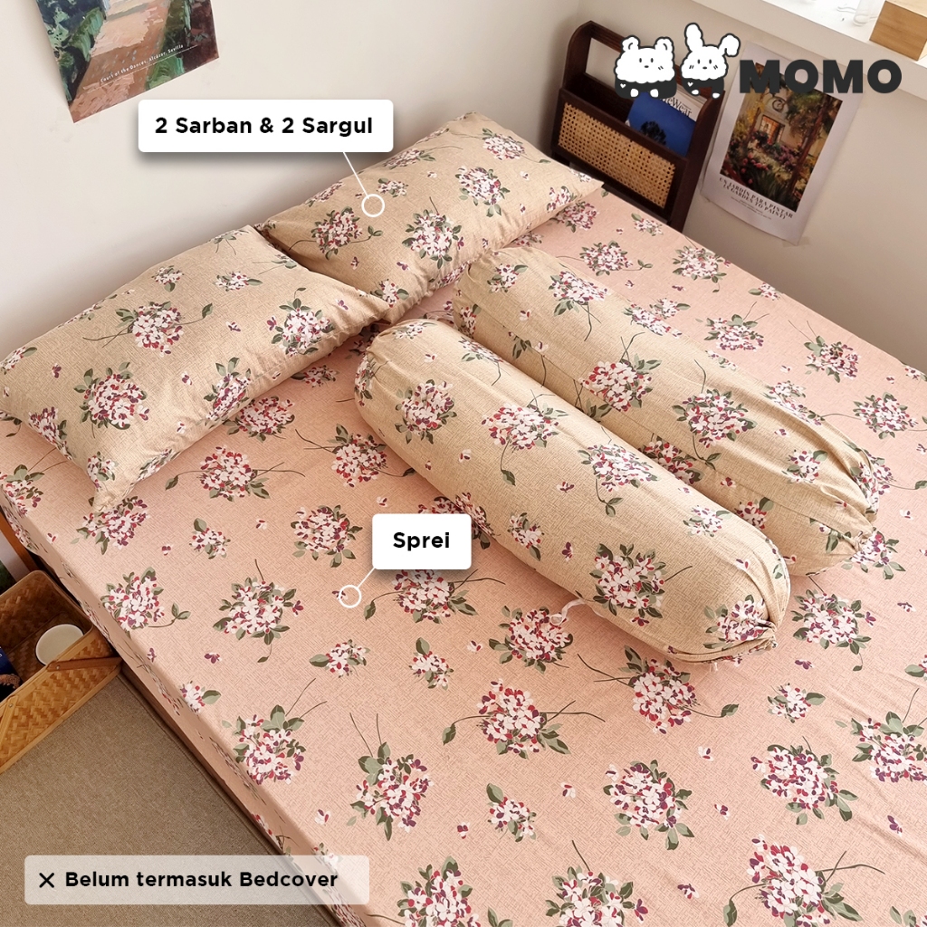 Jual Sprei Motif TINGGI 30 Ukuran 160, 180 dan 200 x 200 - Microtex - Sprei MOMO | Shopee Indonesia