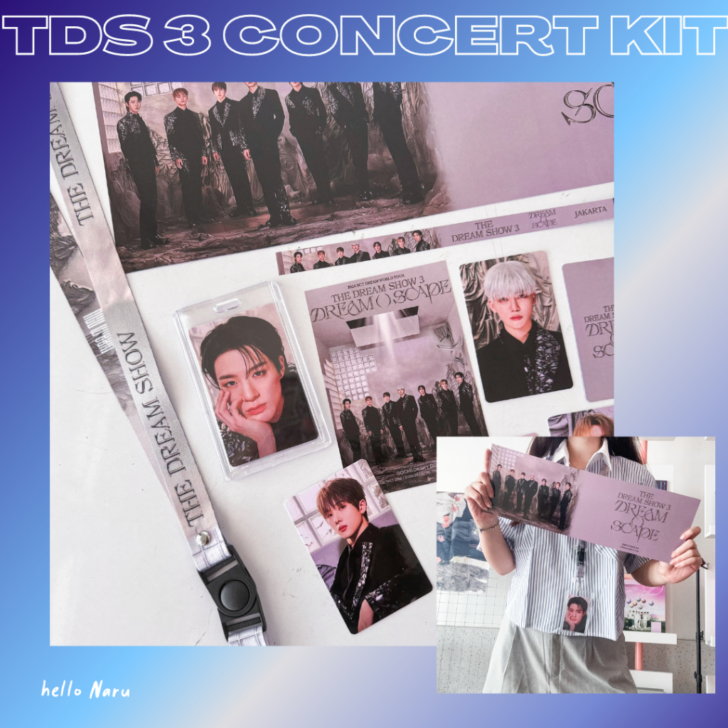 Jual (PO) Paket NCT CONCERT KIT The Dream Show 3 Photocard PC Holder ...