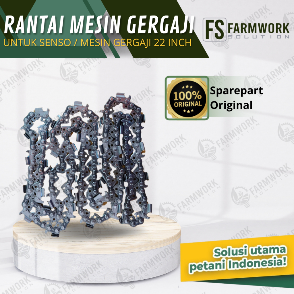 Jual Rantai Mesin Gergaji 22 Inch / Rantai Gergaji Chainsaw Sinso Senso 5800 | Shopee Indonesia