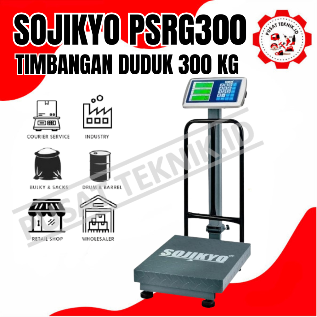 Jual TIMBANGAN SOJIKYO 300KG TIMBANGAN DUDUK DIGITAL PSRG 300KG SOJIKYO ...