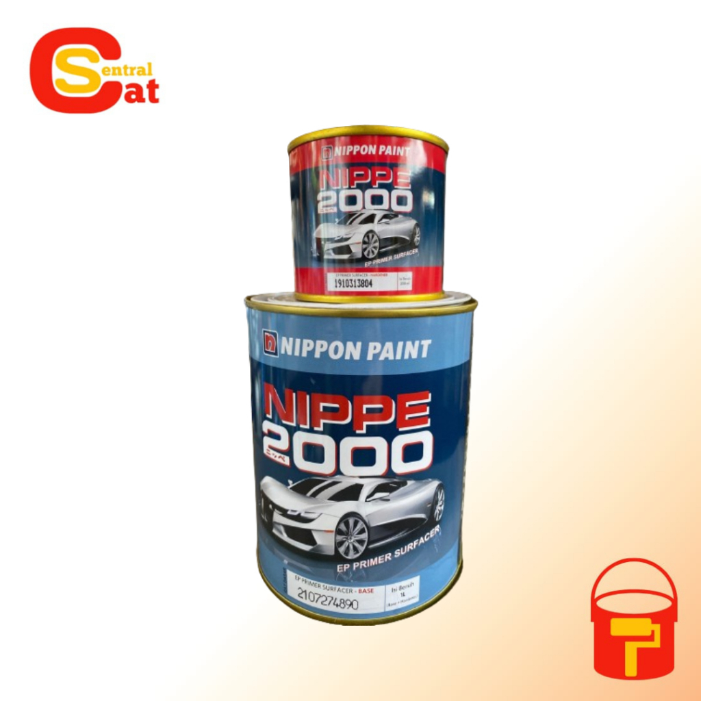 Jual NIPPE EPOXY PRIMER SURFACER CAT DASAR NIPPE 2000 1 LITER | Shopee ...