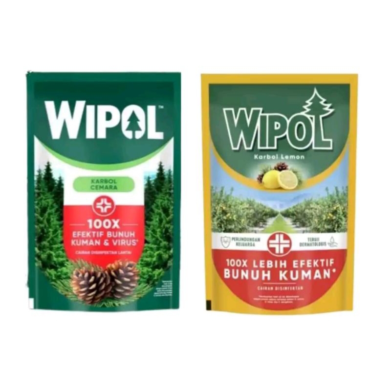 Jual WIPOL PEMBERSIH LANTAI POUCH 390ML | Shopee Indonesia