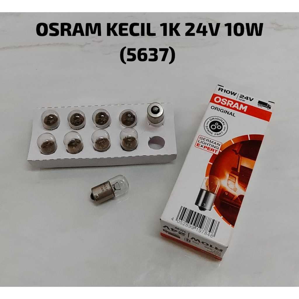 Jual DOP LAMPU OSRAM KECIL 1K ENGKEL 24V 10W (5637) | Shopee Indonesia
