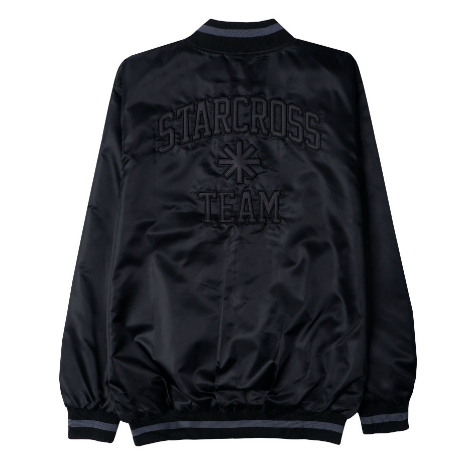 Jual STARCROSS Varsity Jacket - JS VR 107 - Black | Shopee Indonesia