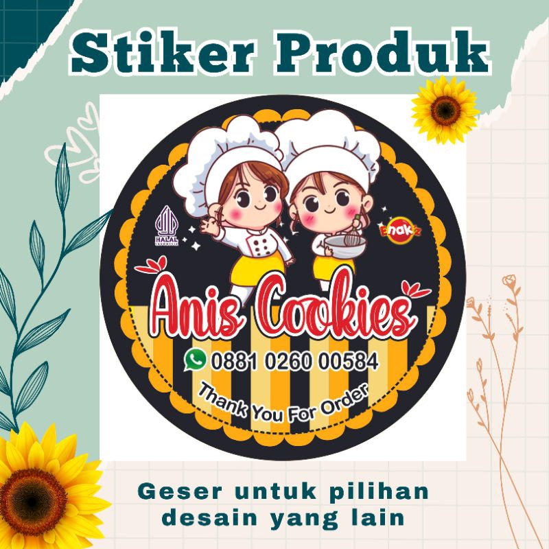 Jual FREE DESAIN / 70 PCS / LEBEL JUALAN / LOGO OLSHOP / STIKER KEMASAN ...