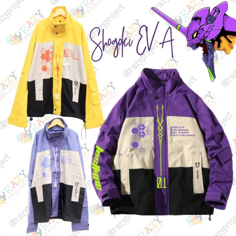 Jual Shogoki EVA 00 01 02 Anime Cosplay Jaket Jacket Hoodie Coat Outer ...