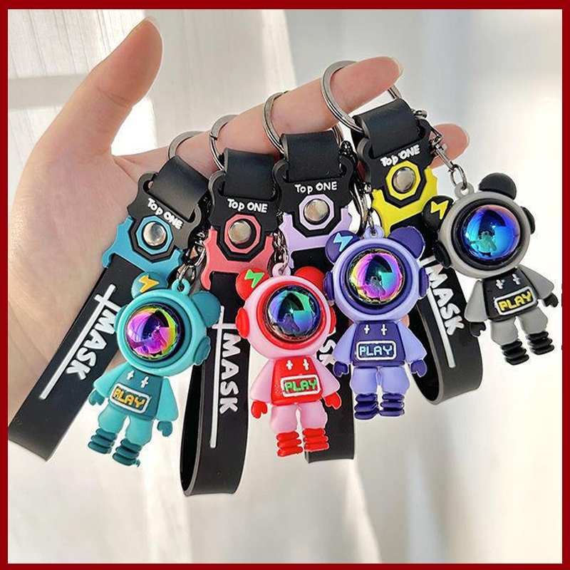 Jual COD Keychain Car Astronaut Fun Keychain Matching/Fun Unique ...