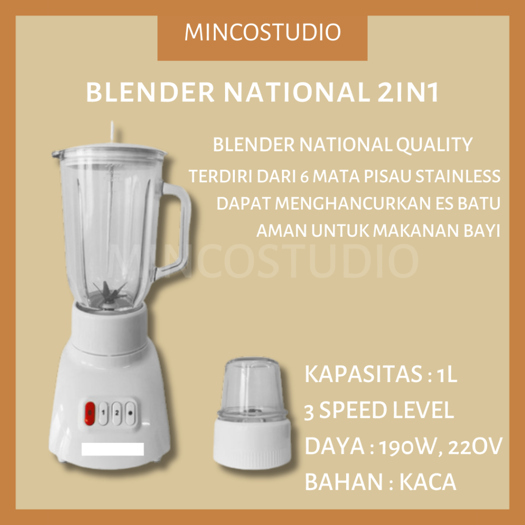 Jual [VIA INSTANT] BLENDER NATIONAL QUALITY / BLENDER NATIONAL | Shopee ...