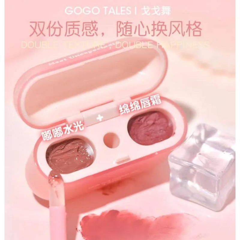 Jual [READYSTOCK] Gogo Tales Double Lip Glaze Mirror Water Lip Gloss ...