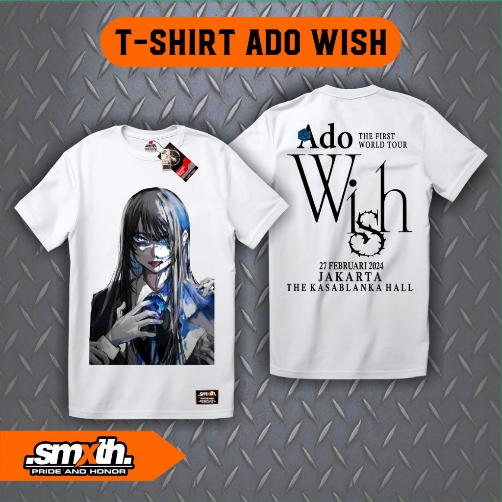 Jual Kaos ADO WISH - T-Shirt Ado Wish - Kaos Ado The First World Tour ...