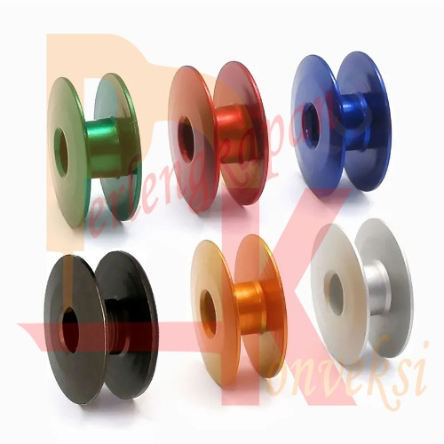 Jual Spul Spool Palet Benang Aluminium Cembung Warna Warni Bobbin Mesin ...