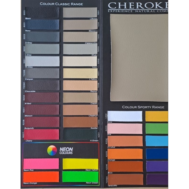 Jual CHEROKEE : Kulit Sintentis Interior Jok Sofa - Kursi dan Jok Mobil ...