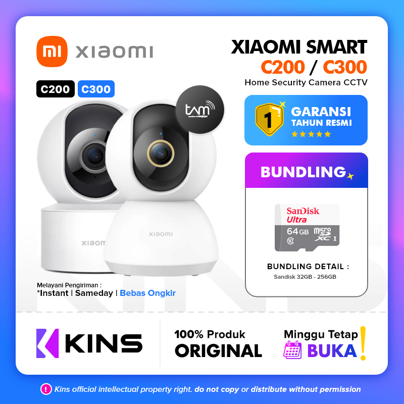 Jual Xiaomi Smart Camera C200 1080p 360° Night Vision / Xiaomi Mi Home ...