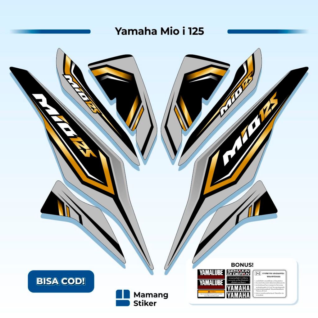 Jual Striping Mio M3 Variasi (55) 2016 2017 2018 2019 2020 2021 2022 ...