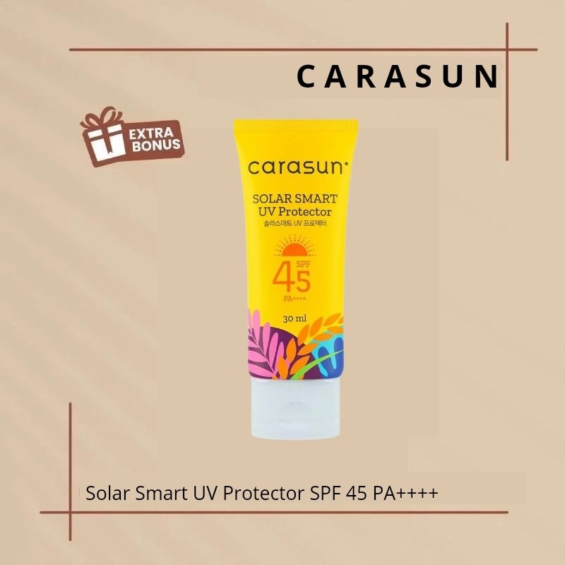 Jual Carasun Solar Smart UV Protector SPF 45 PA++++ Sunscreen | Shopee Indonesia