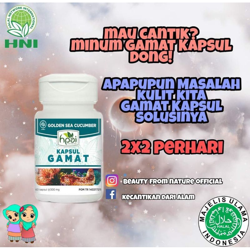 Jual GAMAT KAPSUL - HNI HPAI | Shopee Indonesia
