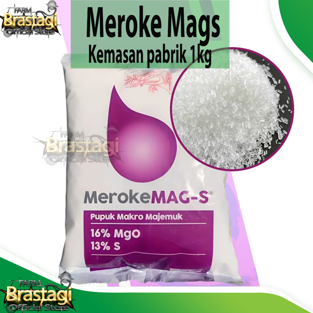 Jual PUPUK MEROKE MAG-S 1 KG KEMASAN PABRIK MAG S MAGNESIUM SULFAT MAGS ...